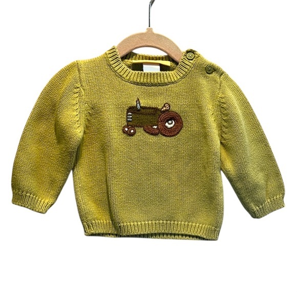 Gymboree | Shirts & Tops | Gymboree Boys Petting Zoo Tractor Sweater ...